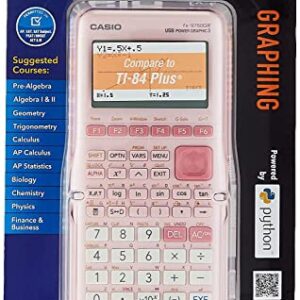 Casio fx-9750GIII Pink Graphing Calculator (fx-9750GIII-PK)