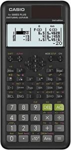 casio fx-300esplus2 2nd edition, standard scientific calculator, black