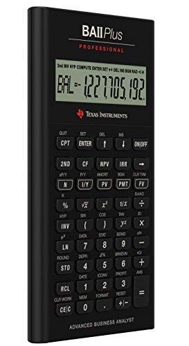 Texas Instruments BA II Plus Professional Financial Calculator IIBAPRO/CLM/1L1/D