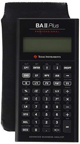 Texas Instruments BA II Plus Professional Financial Calculator IIBAPRO/CLM/1L1/D