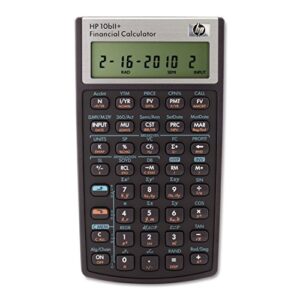 hp 2716570 10bii+ financial calculator, 12-digit lcd