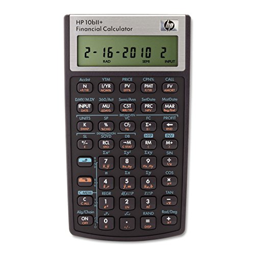 Hp 2716570 10Bii+ Financial Calculator, 12-Digit LCD