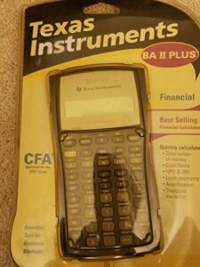 texas ti-ba ii plus – advanced financial calc (tiba2p) –