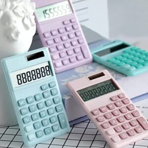 NUOBESTY Adorable Students Calculator Portable Financial Calculator Office Supplies