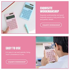 NUOBESTY Adorable Students Calculator Portable Financial Calculator Office Supplies