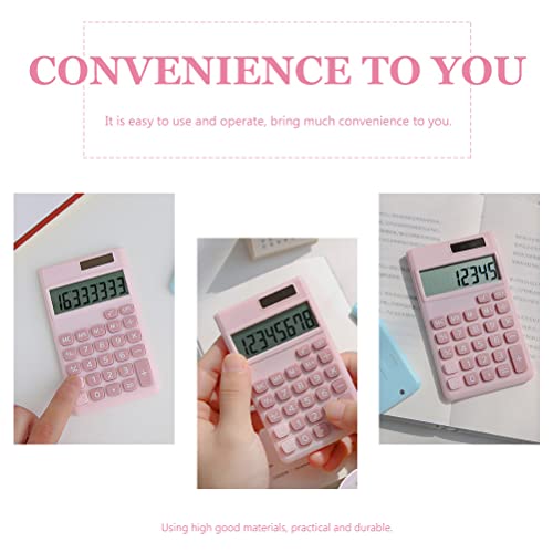 NUOBESTY Adorable Students Calculator Portable Financial Calculator Office Supplies