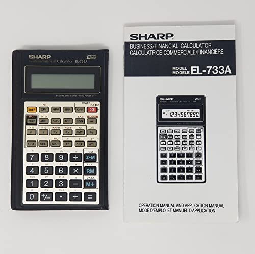 Sharp EL733A Scientific Financial and Graphing Calculator