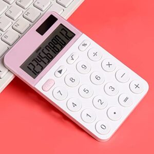 xwwdp solar calculator multifunctional student accounting exam special financial calculator cute small calculator 12 digits display (color : a, size