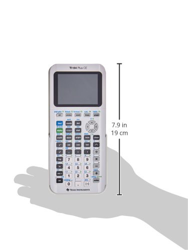 Texas Instruments TI-84 Plus CE Color Graphing Calculator, Bright White