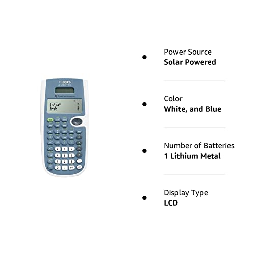 Texas Instruments TI-30XS MultiView Scientific Calculator