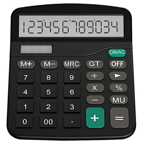 Computer Financial Electronic Office Calculator Office Functions Desktop Office & Stationery Home Office Decor (Black, One Size)