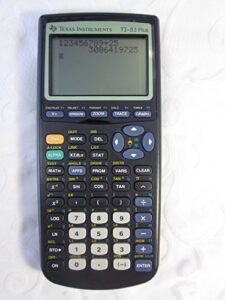 texas instruments ti 83 plus graphics calculator