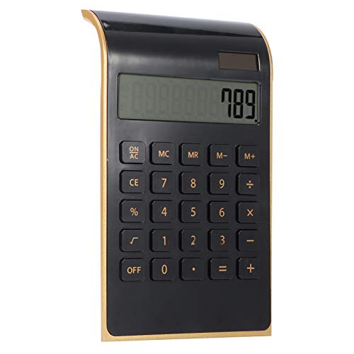 Financial Calculator, Office Supplies 10 Digits Calculator Business Calculator with 1 X Instruction Manual Basic Mathematics Home Office Business LCD Di(Black)