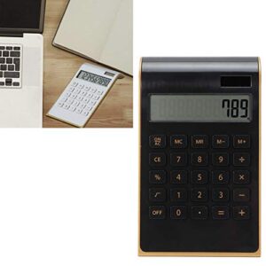 Financial Calculator, Office Supplies 10 Digits Calculator Business Calculator with 1 X Instruction Manual Basic Mathematics Home Office Business LCD Di(Black)