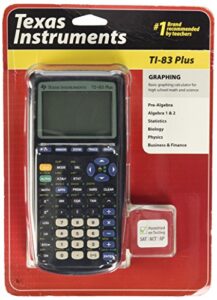 texas instruments ti-83 plus graphing calculator