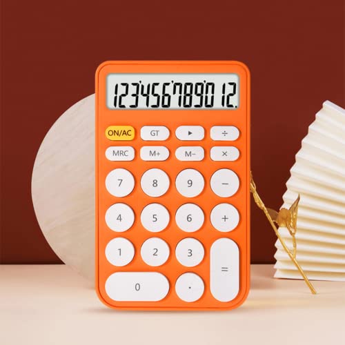 NIOIPXA Calculator Cute Small Mini Advertising Gift Accounting Financial Candy Color Office Student Computer Portable (Green)