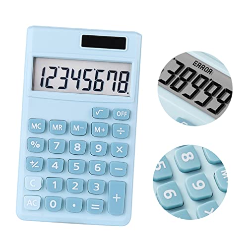 NUOBESTY Pocket LCD Adorable Stationery Financial Business Hand Accounting for College Held Calculators Desktop Office Basic Working Students Digital Student Calculator High