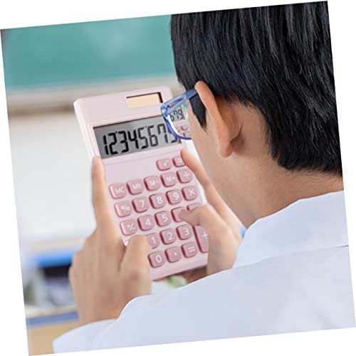 NUOBESTY Pocket LCD Adorable Stationery Financial Business Hand Accounting for College Held Calculators Desktop Office Basic Working Students Digital Student Calculator High