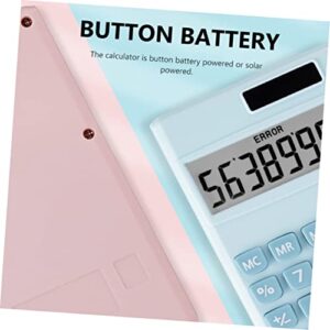 NUOBESTY Pocket LCD Adorable Stationery Financial Business Hand Accounting for College Held Calculators Desktop Office Basic Working Students Digital Student Calculator High