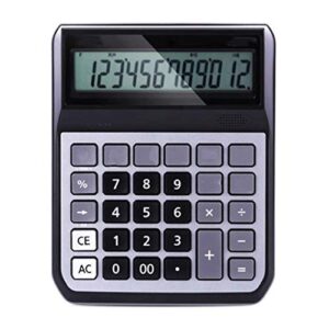 CUJUX 12 Digit Desktop Financial Calculator, Loan Mortgage Payments and Interest Calculator for Real Estate, Cars, Boats, and Homes