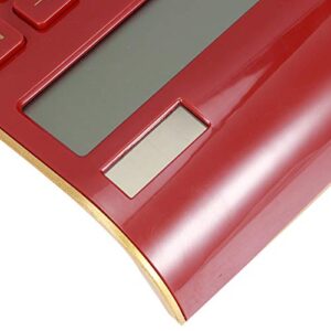 Demeras Business Calculator, Big Button Design Financial Calculator 10 Digits Calculator Office Supplies with 1 X Calculator calculations Various Financial(red)