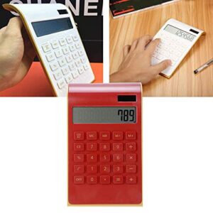 Demeras Business Calculator, Big Button Design Financial Calculator 10 Digits Calculator Office Supplies with 1 X Calculator calculations Various Financial(red)