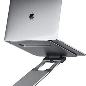 Ergonomic Laptop Stand For Desk, Adjustable Height Up To 20", Laptop Riser Computer Stand For Laptop, Portable Laptop Stands, Fits All MacBook, Laptops 10 15 17 Inches, Pulpit Laptop Holder Desk Stand