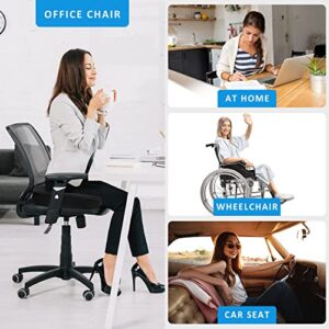 Dreamer Car Seat Cushions for Office Chairs/Sciatica Pain Relief Pillow - Memory Foam Office Chair Cushions/Desk Chair Cushion/Computer Chair Cushion for Tailbone Pain Relief