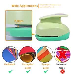 UCEC 2 Inch Paper Punch, Circle Paper Punch, DIY Handmade Craft Punch Shape Circle Punch Great for Crafting Scrapbooking Cards Arts Fun Projects