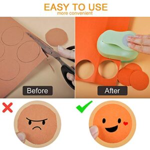 UCEC 2 Inch Paper Punch, Circle Paper Punch, DIY Handmade Craft Punch Shape Circle Punch Great for Crafting Scrapbooking Cards Arts Fun Projects