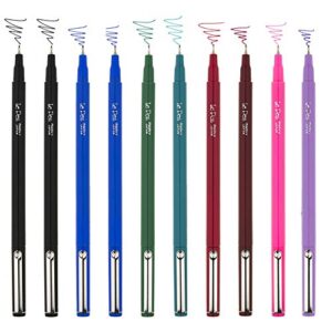 Uchida 430010A , Le Pen, 0.3 Millimeter point, Pen Set, 10 Pack, Multicolor