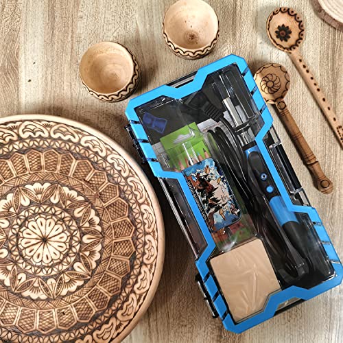 72 pcs Wood Burning Kit Professional Pyrography Wood Burning Tool , Wood Burner Kit with Accessories for Embossing Carving DIY Adults Crafts Beginners