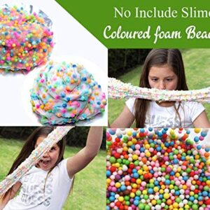 129 Pack Slime Making Kits Supplies,Gold Leaf,Foam Balls,Glitter Shake Jars,Fishbowl Beads,Fruit Slices,Fake Sprinkles,Glitter Sequins Accessories, Sugar Papers (Slime Kits)