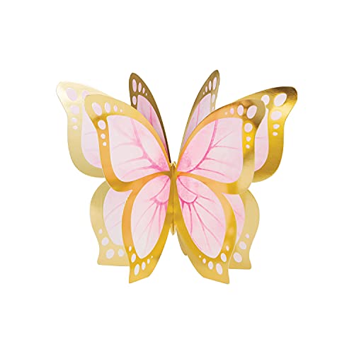 Golden Butterfly Centerpiece, 3 ct