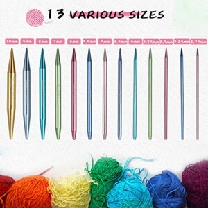 Ruidi 13 Pairs of Interchangeable Circular Knitting Needles Set