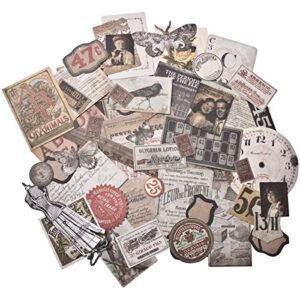 tim holtz idea-ology thrift shop ephemera pack, 54 count