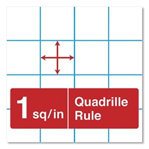 Universal 35602 Recycled Easel Pads, Quadrille Rule, 27 x 34, White, 50 Sheet (Case of 2 Pads)