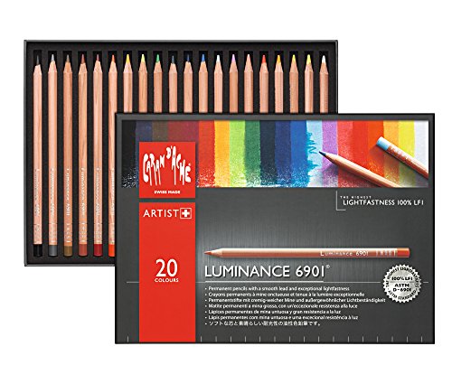 Creative Art Materials Caran D'ache Luminance Colored Pencil Set of 20 (6901.720)