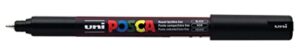 posca acrylic paint marker, ultra-fine, black