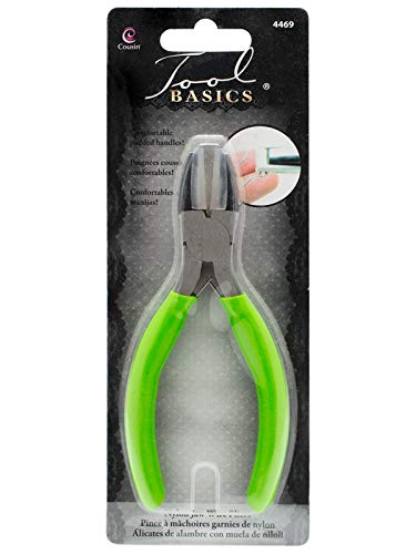 4469 Cousin Nylon Jaw Craft and Jewelry Pliers Green 5 1/2" 1