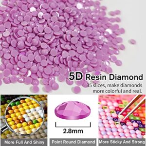 FFPTBNYX 6 Pack Full Drill Diamond Painting Kits for Adults&Beginners 5D DIY 6PCS Diamond Art Kits Paint with Round Diamonds and Gems for Home Wall Decor Gifts(11.8''x15.7'')