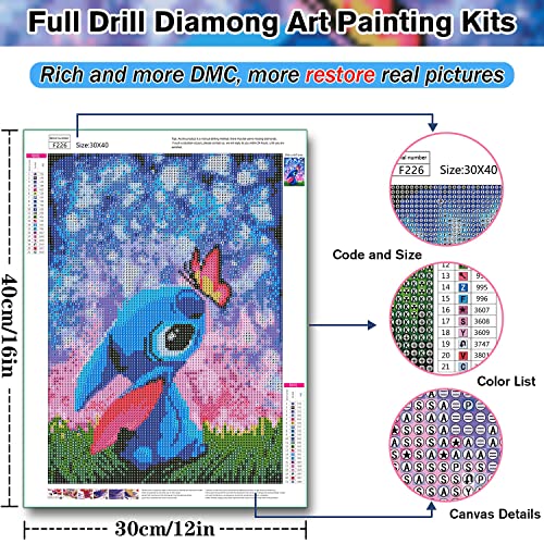 FFPTBNYX 6 Pack Full Drill Diamond Painting Kits for Adults&Beginners 5D DIY 6PCS Diamond Art Kits Paint with Round Diamonds and Gems for Home Wall Decor Gifts(11.8''x15.7'')