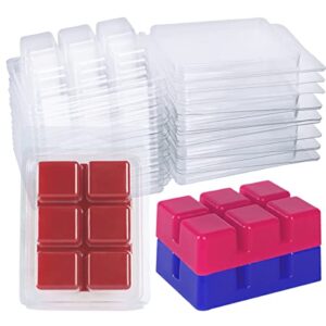 wax melt molds 100 pack wax molds clear plastic wax melt clamshells