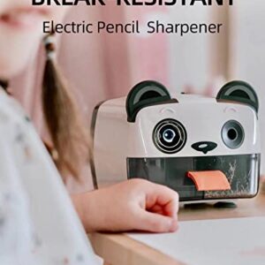 ZMOL Electric Pencil Sharpener，Heavy Duty Pencil Sharpeners for Classroom，Cute Pencil Sharpener Plug in for Kids,Auto-Stop Pencil Sharpener for No.2 / Colored Pencils，Best Electric Pencil Sharpener