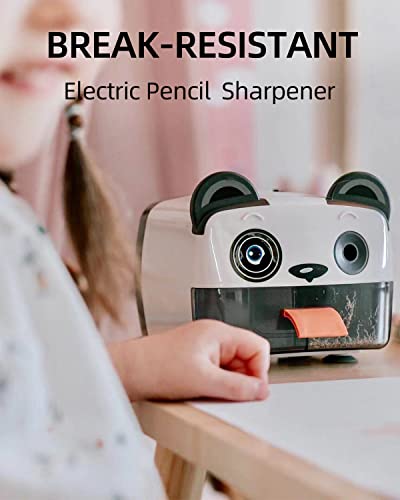 ZMOL Electric Pencil Sharpener，Heavy Duty Pencil Sharpeners for Classroom，Cute Pencil Sharpener Plug in for Kids,Auto-Stop Pencil Sharpener for No.2 / Colored Pencils，Best Electric Pencil Sharpener