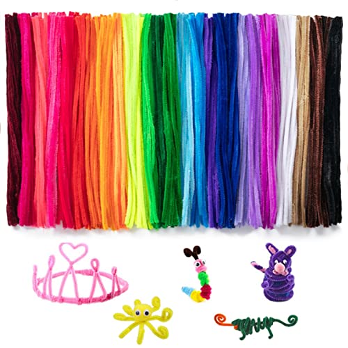 Mr. Pen- Pipe Cleaners, 324 pcs, 27 Colors, Chenille Stems, Pipe Cleaners Craft Supplies, Craft Pipe Cleaners, Chenille Stems Pipe Cleaners, Pipe Cleaners Bulk, Fuzzy Pipe Cleaners