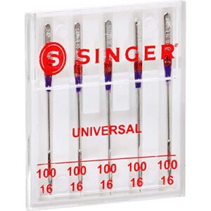 SINGER Heavy Duty Sewing Machine Needles, Size 100/16 - 5 Count