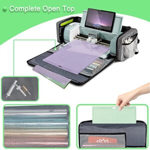 IMAGINING Carrying Case Bag Compatible with Cricut Maker, Maker 3, Explore Air 2, Explore 3, Large Opening Cricut Storage for Cricut Accessories