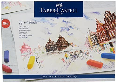 Faber-Castel FC128272 Creative Studio Soft Pastel Crayons (72 Pack), Assorted