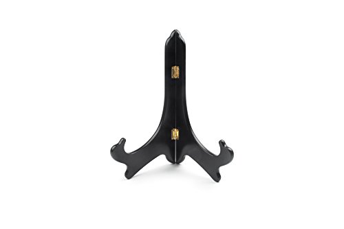 Fox Run Black Plate Stand, 10-Inch